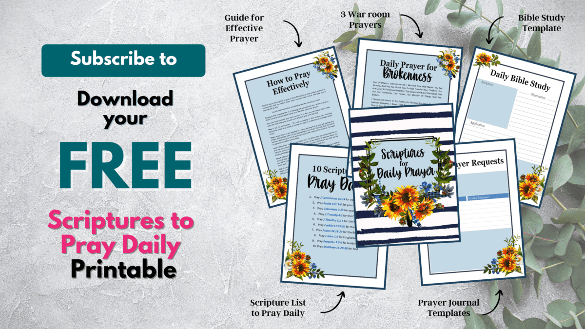 28 Powerful Scriptures to Pray for Healing | Undoubted Grace