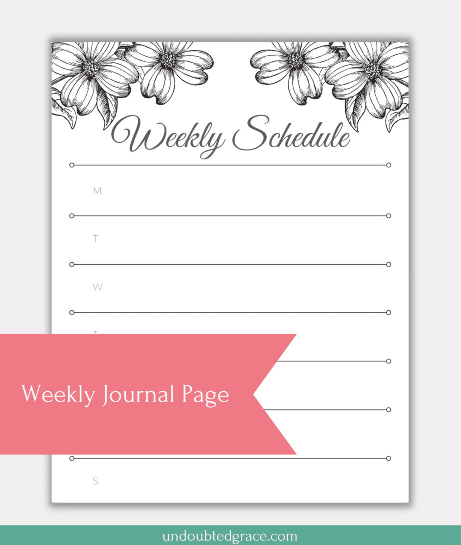 30+ GORGEOUS PRINTABLE JOURNAL PAGES FOR PLANNERS AND BULLET JOURNALS ...