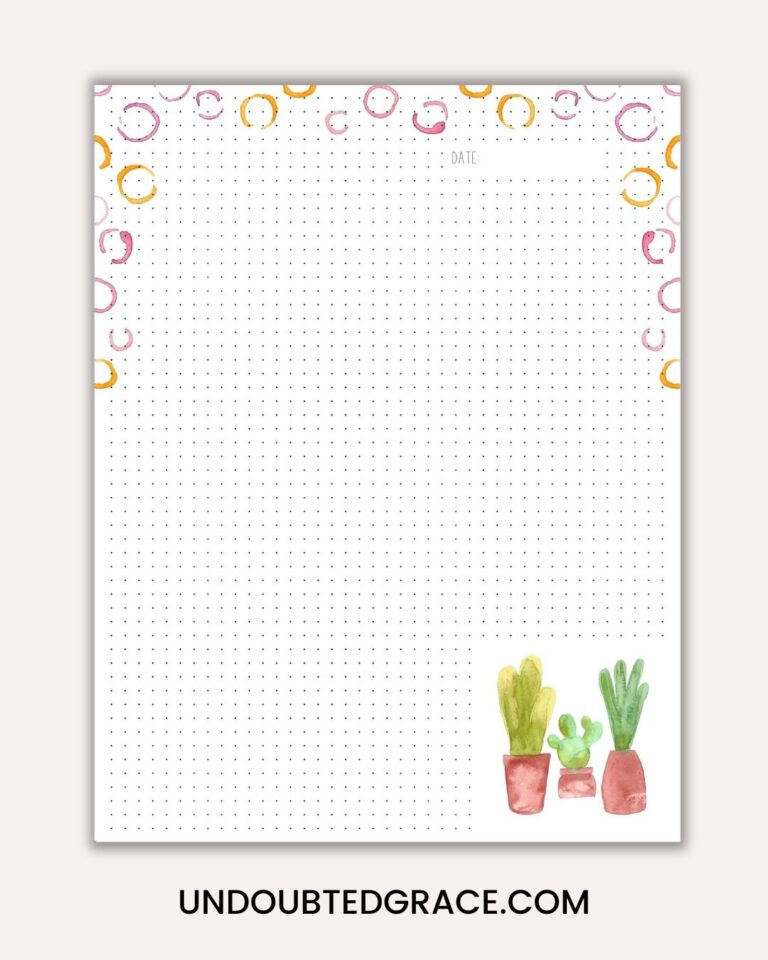 30+ GORGEOUS PRINTABLE JOURNAL PAGES FOR PLANNERS AND BULLET JOURNALS ...